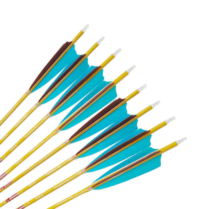 Bamboo Skin Pure Carbon Arrows ID6.2mm 300-800 Spine for Compound Bow ...