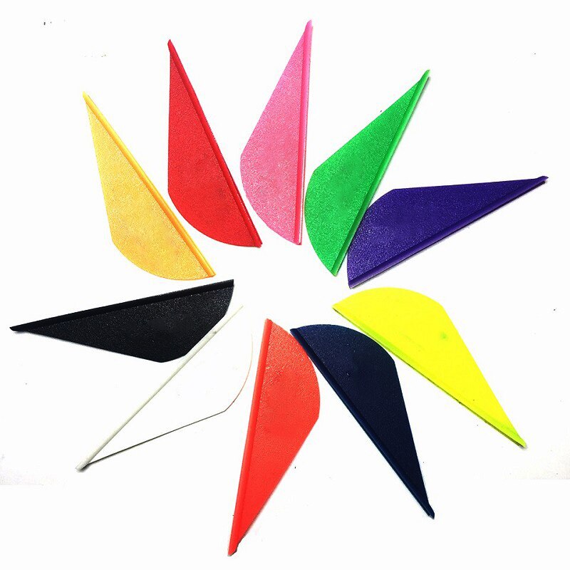 36pcs Linkboy Archery 2inch Arrow Vanes for ID6.2mm Carbon Arrows ...