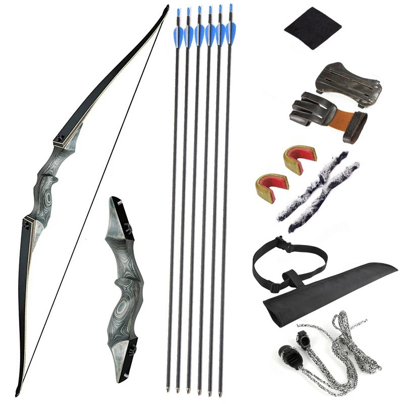 Recurve Bow 60inch 30-60lbs Archery Bow Hunter Bow Lamination Bow Lim ...