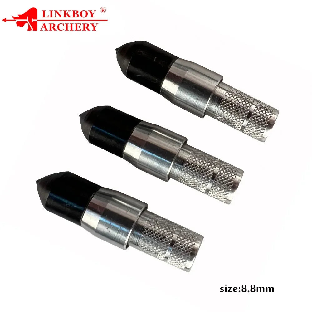 12Pcs ID7.6mm OD8.8mm Archery Target Point Tips Explosion Ring Alumin ...