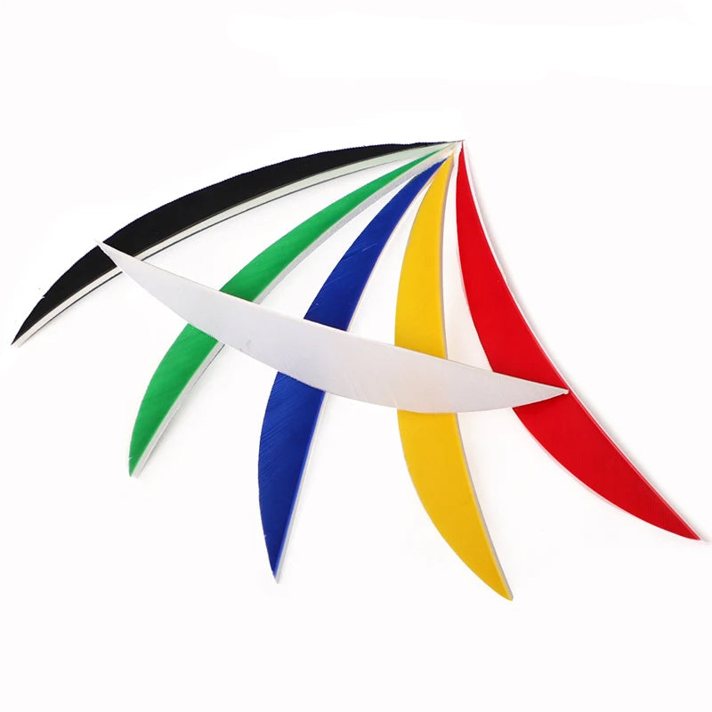 Banana Feather Arrow fletching feather 4/5inch Turkey Feather for arc ...