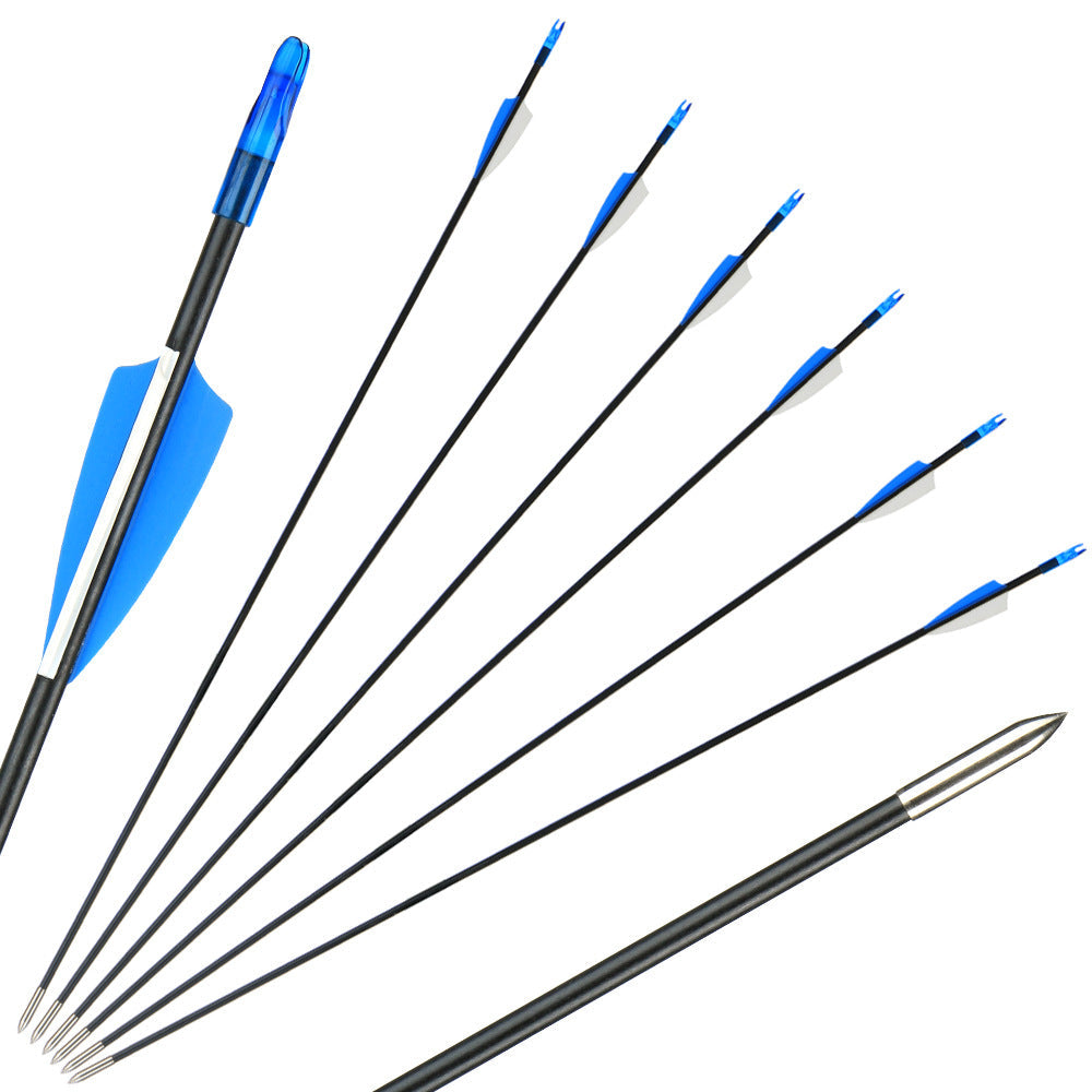 Fiberglass 6mm Arrow Arrowhead for 30-80lbs Recurve Compound Bow Arch ...