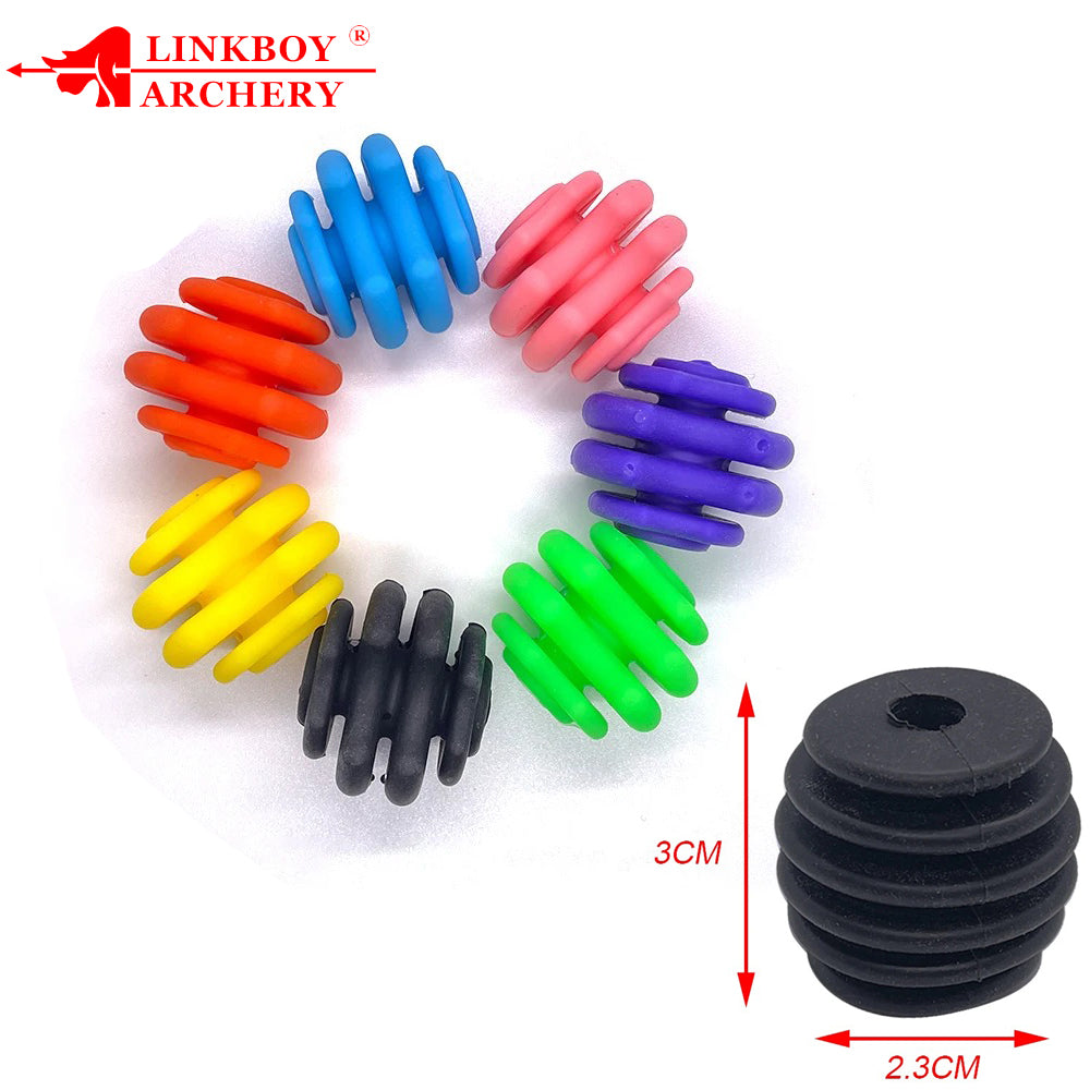 1pc Archery Damper Compound Bow String Stabilizer Rubber Shock Absorb ...